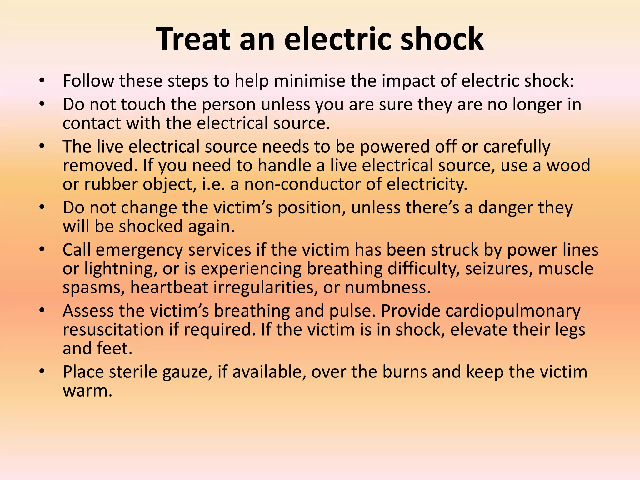 Electrical shock in first aid emergency.pptx