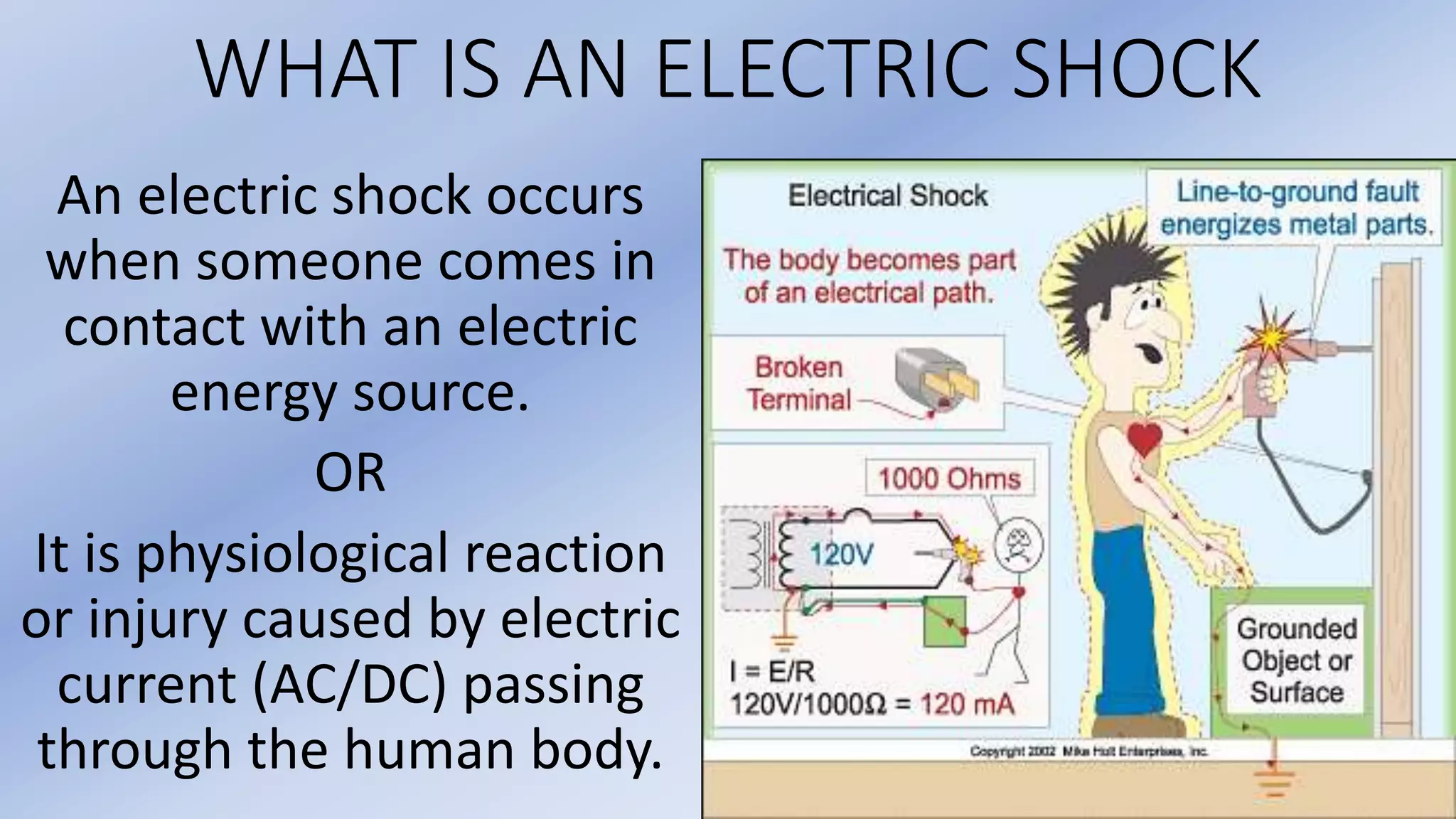 Electrical shock ppt by rahul samanta | PPTX