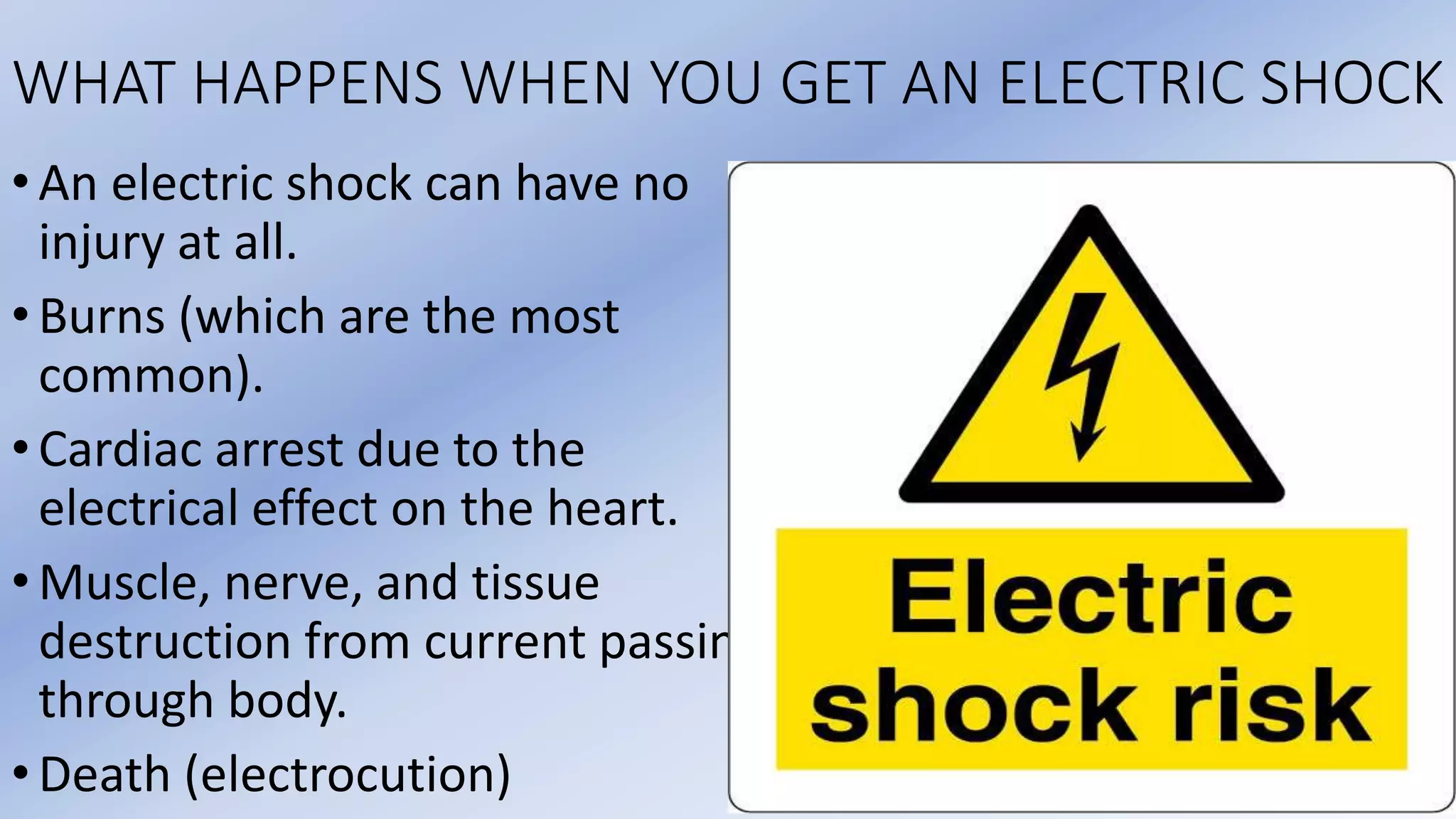 Electrical shock ppt by rahul samanta | PPTX