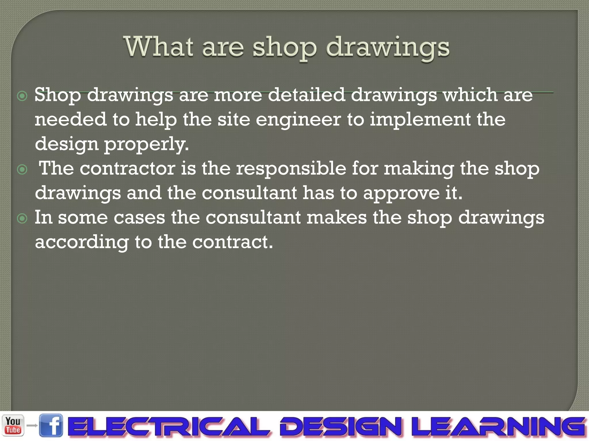 Electrical shop drawing | PDF