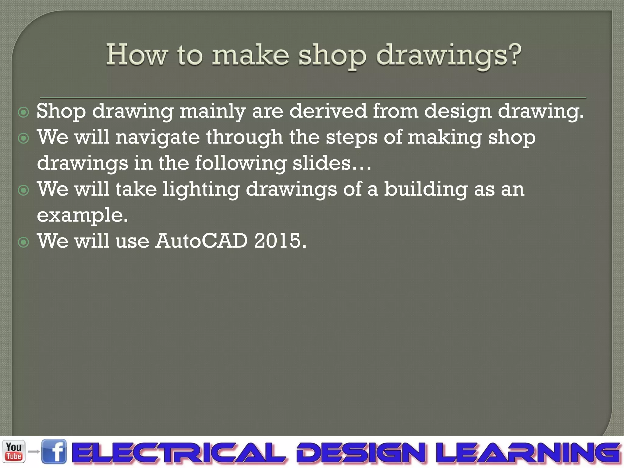 Electrical shop drawing | PDF