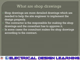 Electrical shop drawing | PDF