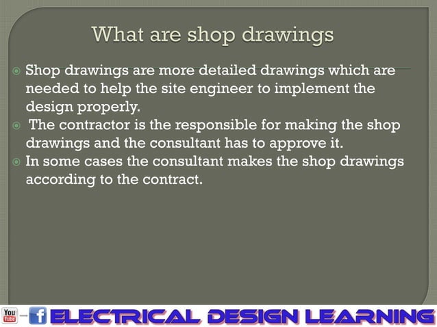 Electrical shop drawing | PDF