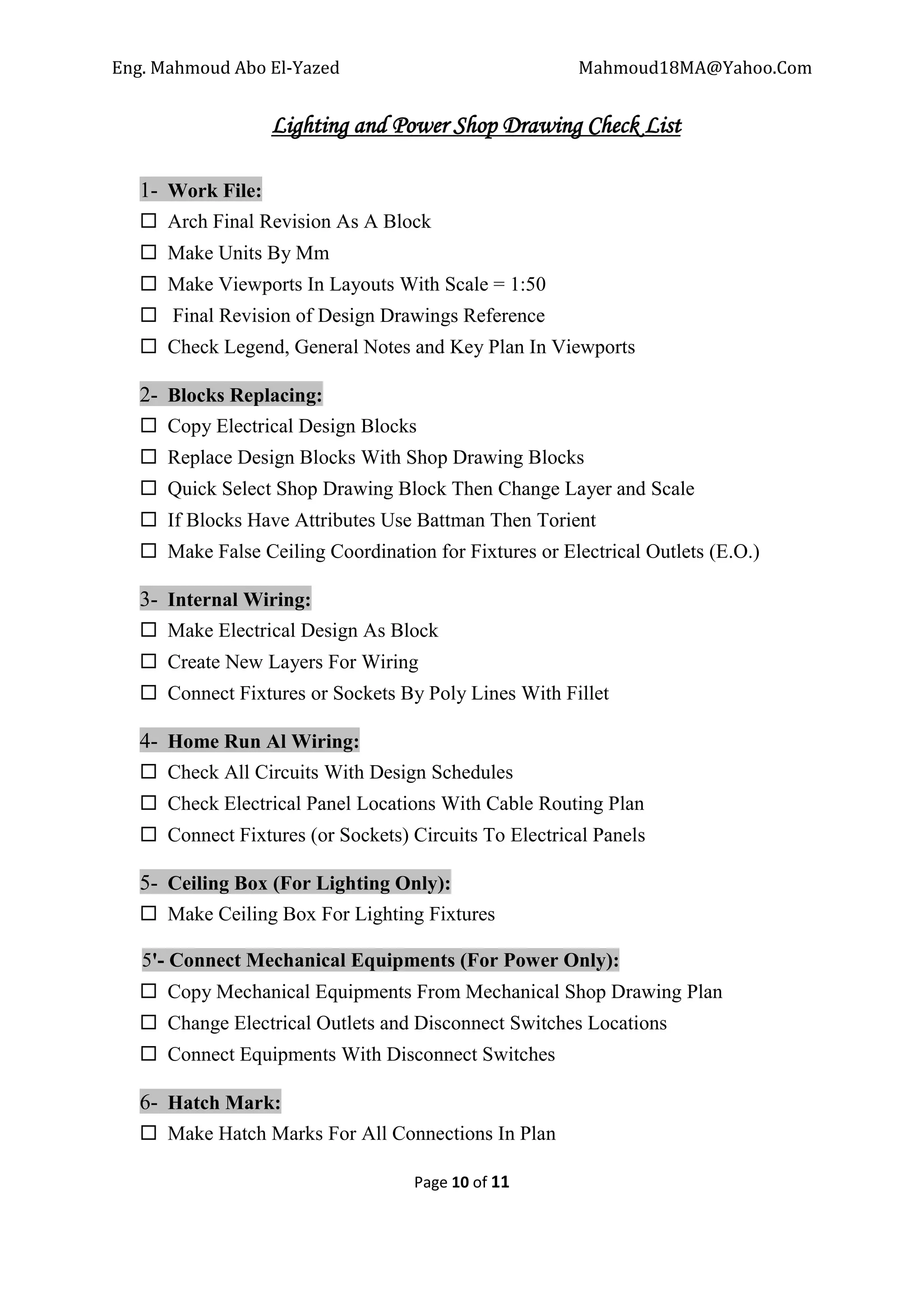 Electrical shop drawing_01 | PDF