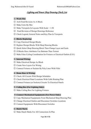 Electrical shop drawing_01 | PDF