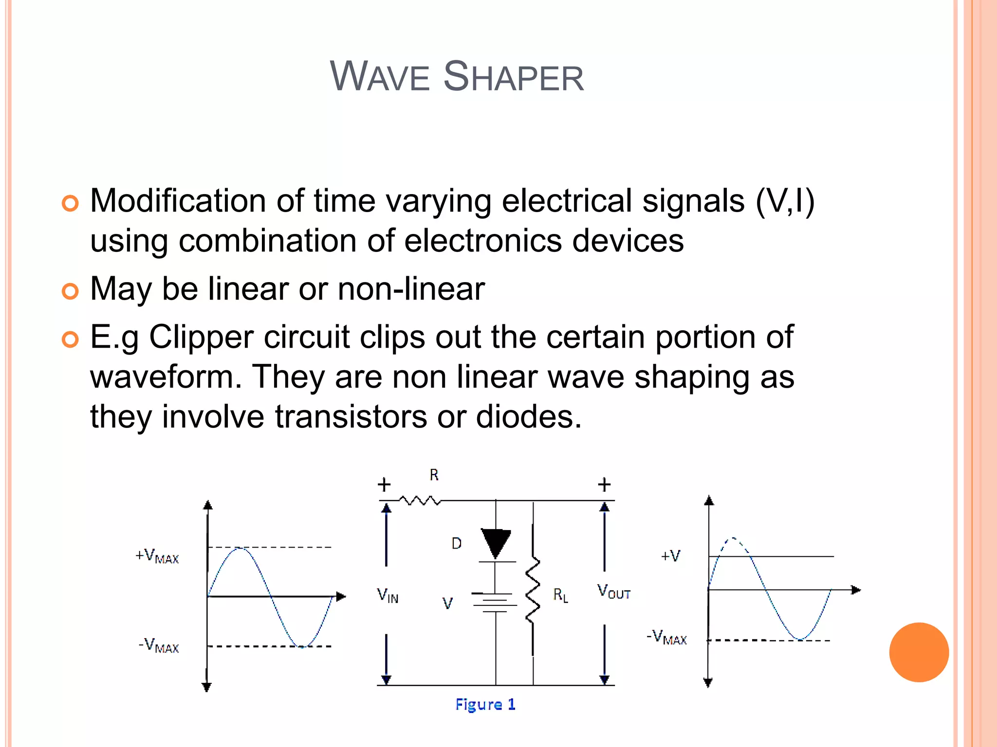 Electrical signal processing and transmission | PPTX