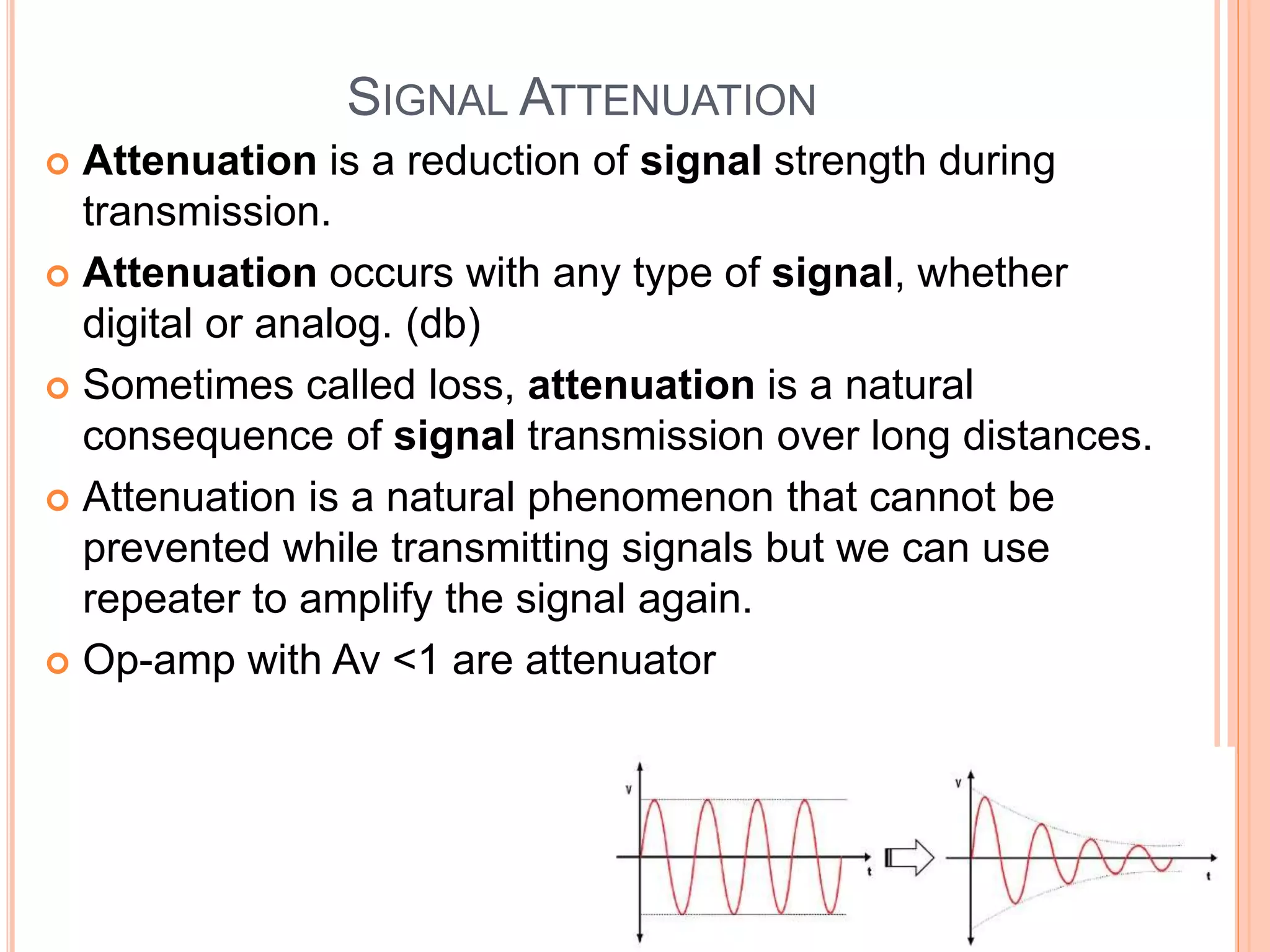 Electrical signal processing and transmission | PPTX