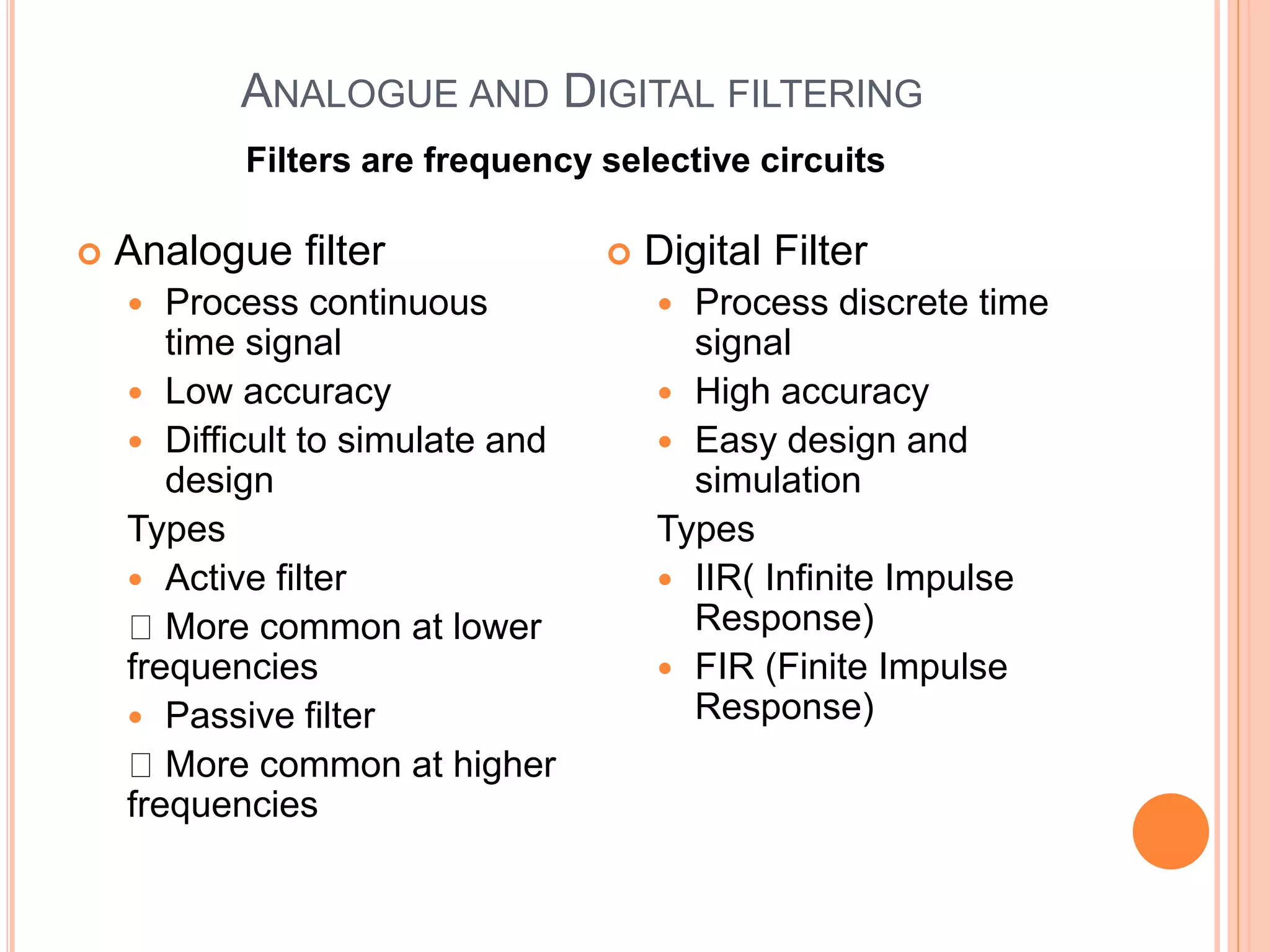 Electrical signal processing and transmission | PPTX