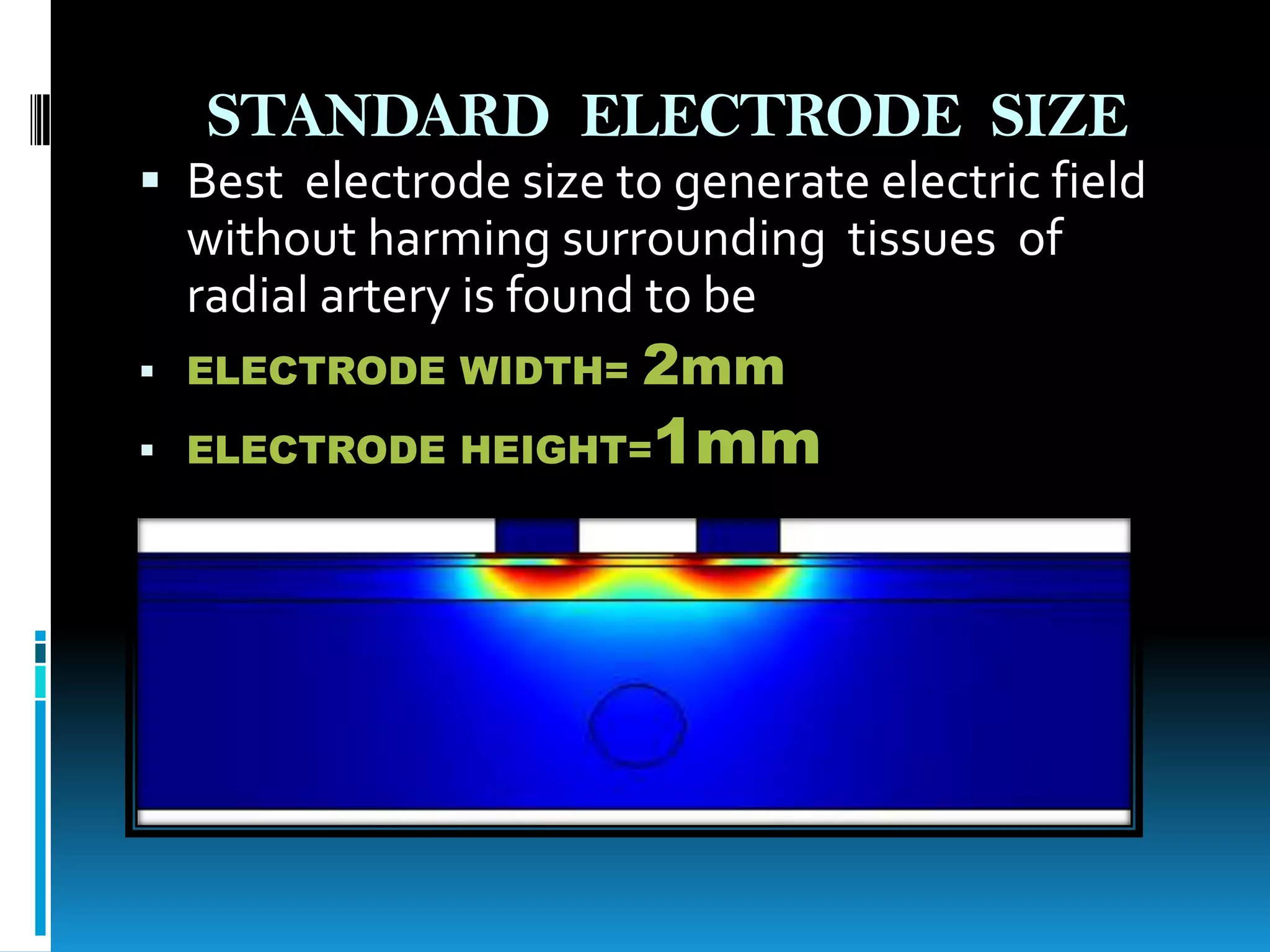 Electrical simulation of radial artery using comsol.....presentation | PPTX