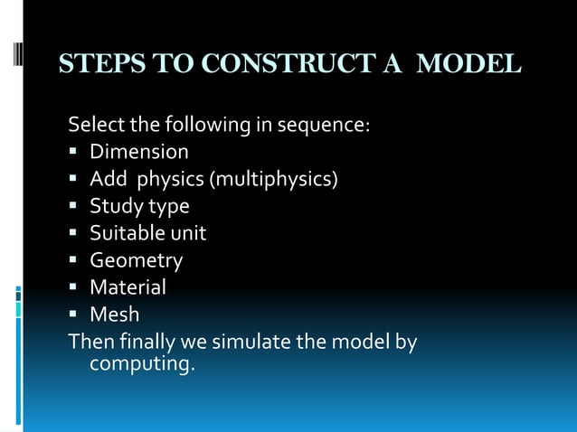 Electrical simulation of radial artery using comsol.....presentation | PPTX