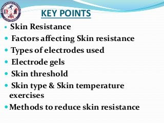 Electrical skin resistance | PPTX