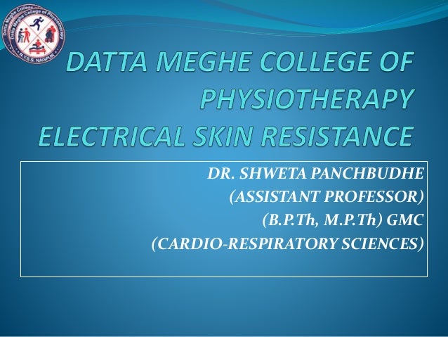 Electrical skin resistance | PPTX