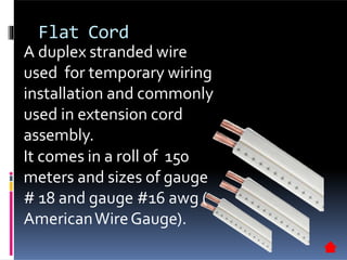 electricals supplies and materials.pptx