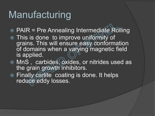 Electrical Steel | PPTX