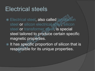 Electrical Steel | PPTX