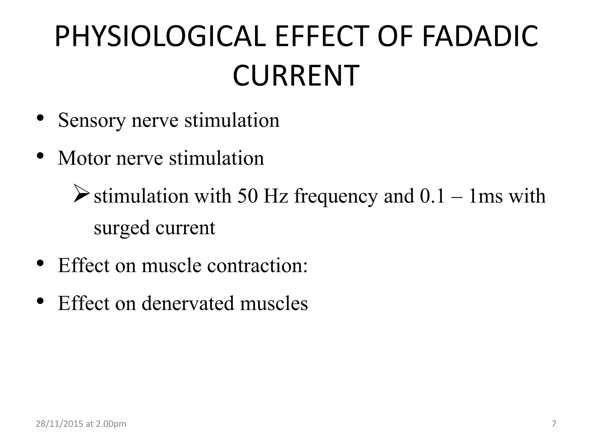 Electrical stimulation | PPTX