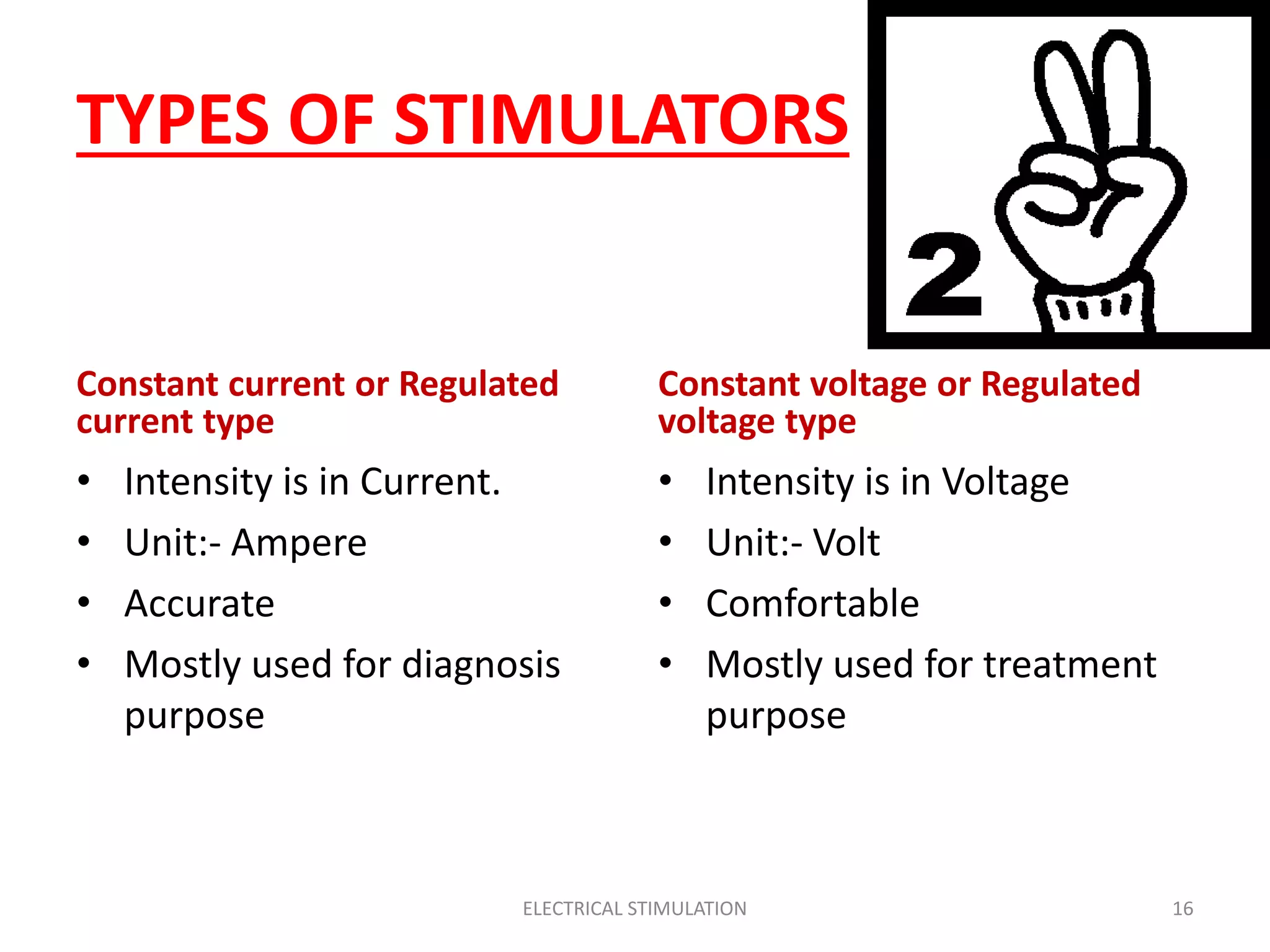 Electrical stimulation | PPTX
