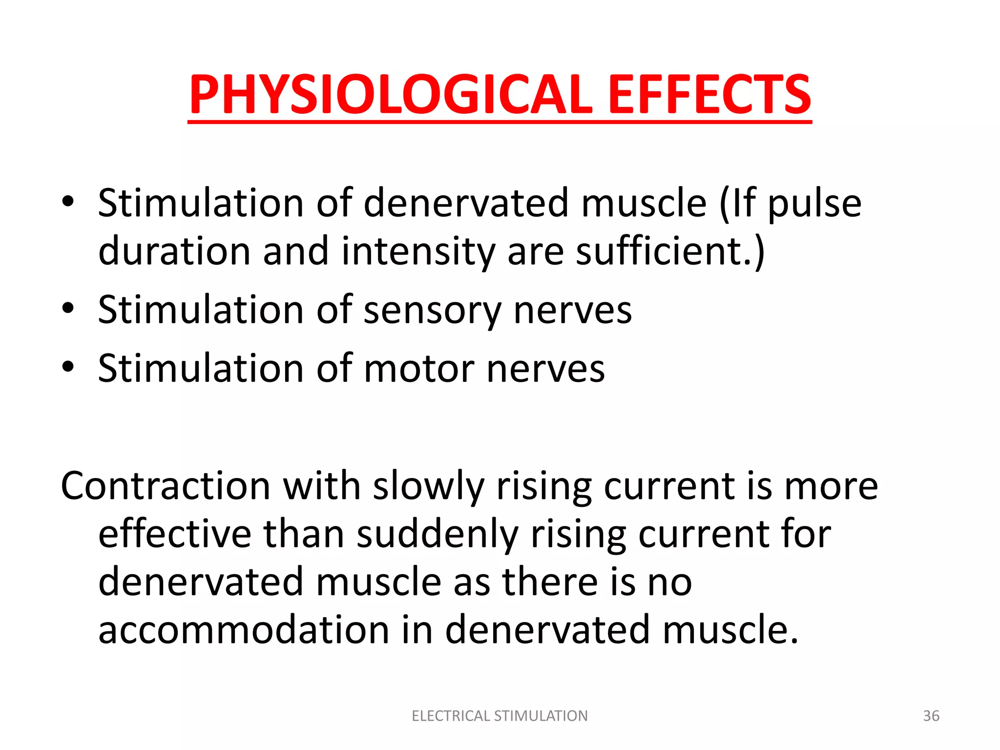 Electrical stimulation | PPTX