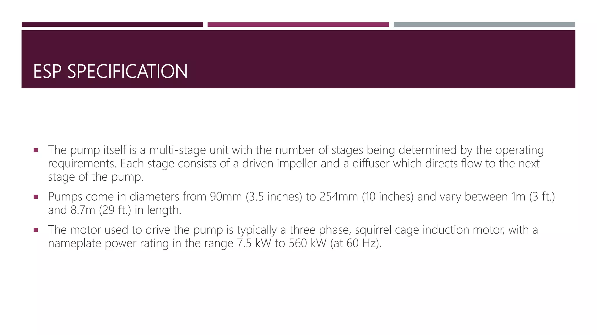Electrical submersible pump (esp) | PPTX