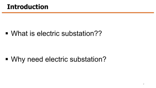 Electrical Grid Substation | PPTX