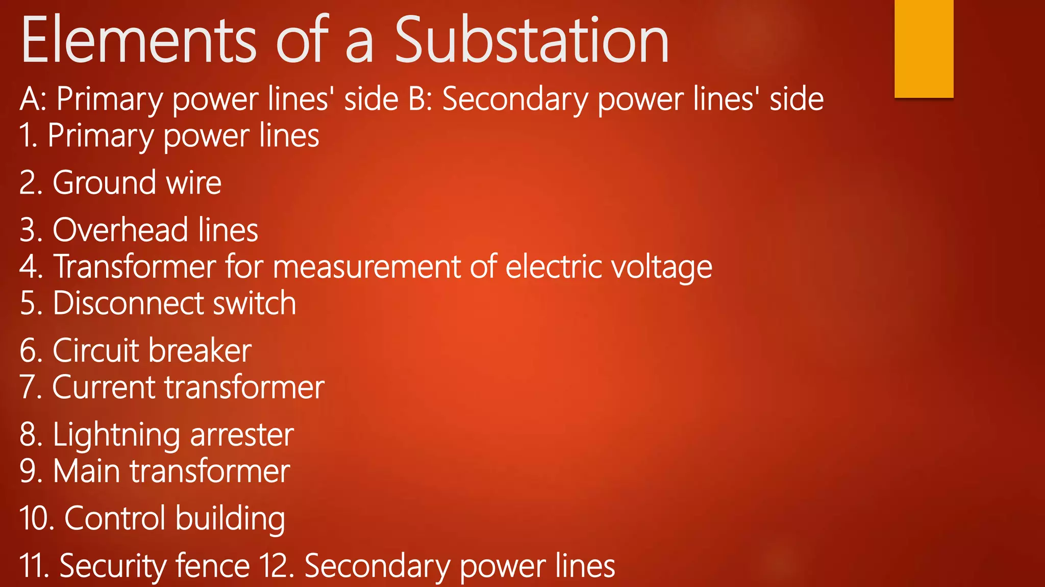 Electrical substation (grid station) | PPTX