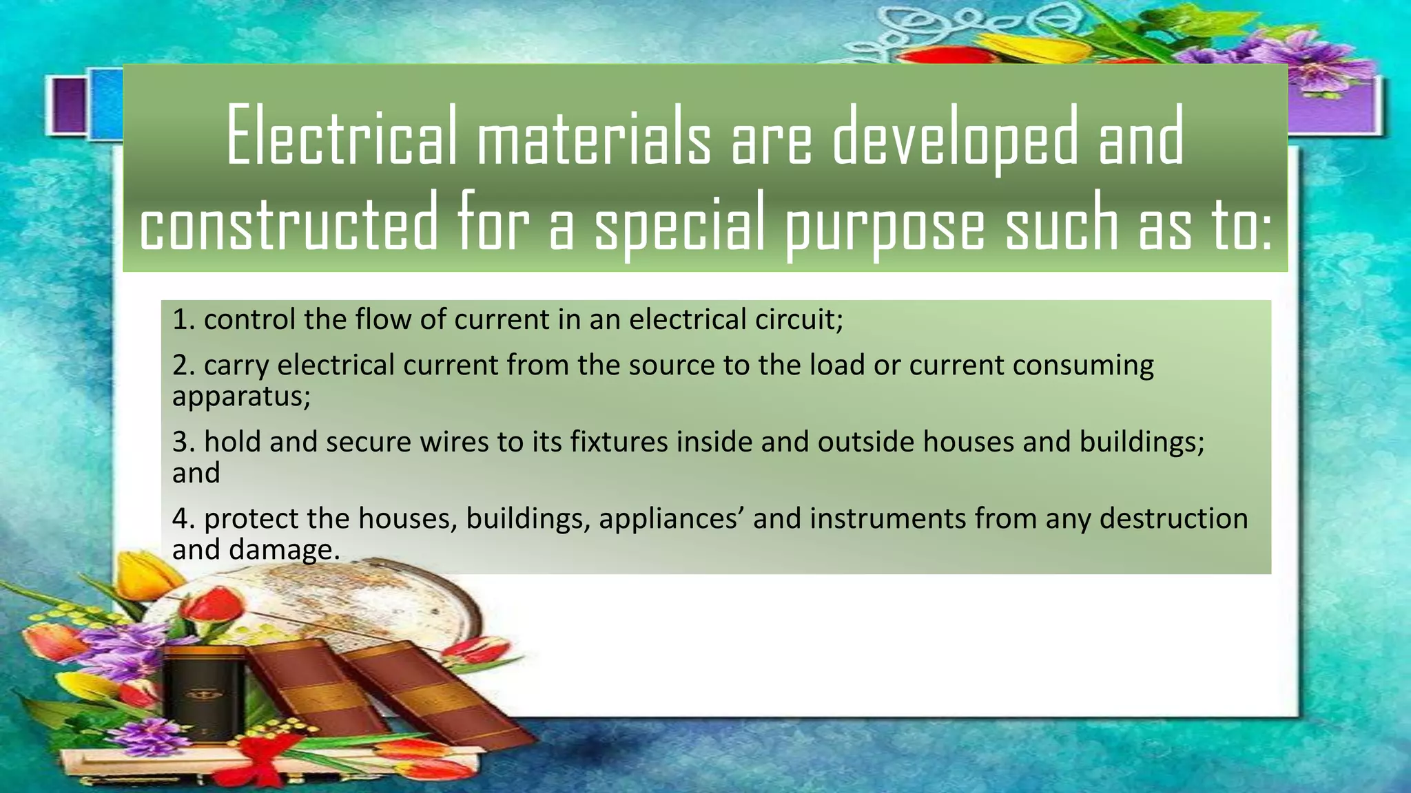 Electrical supplies and Materials - EIM exploratory | PDF