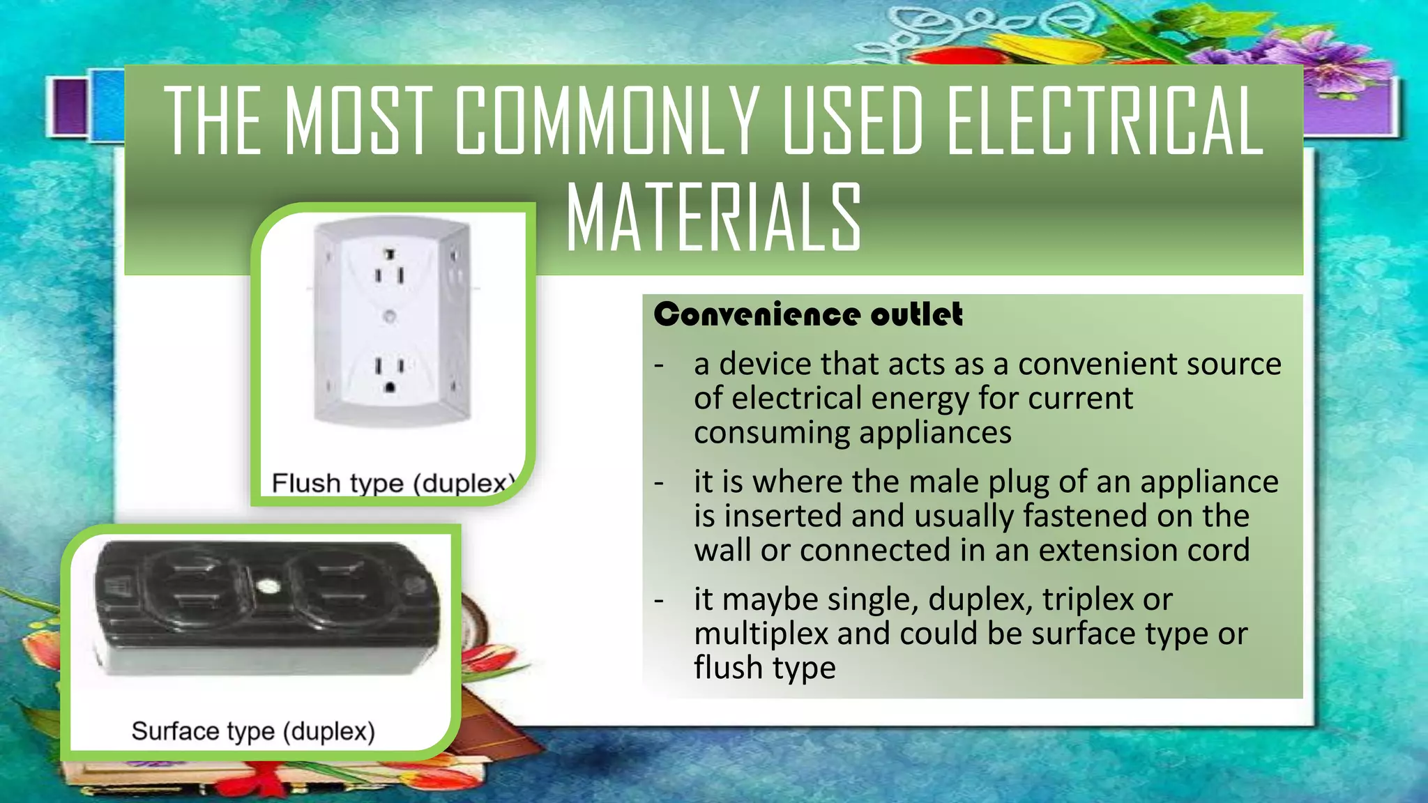 Electrical supplies and Materials - EIM exploratory | PDF