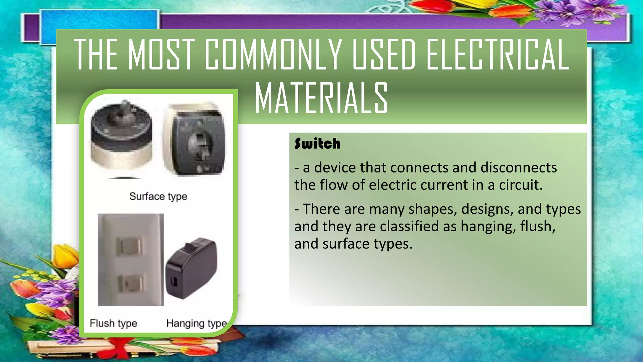 Electrical supplies and Materials - EIM exploratory | PDF