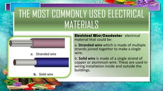 Electrical supplies and Materials - EIM exploratory | PDF