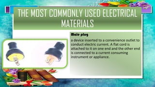 Electrical supplies and Materials - EIM exploratory | PDF