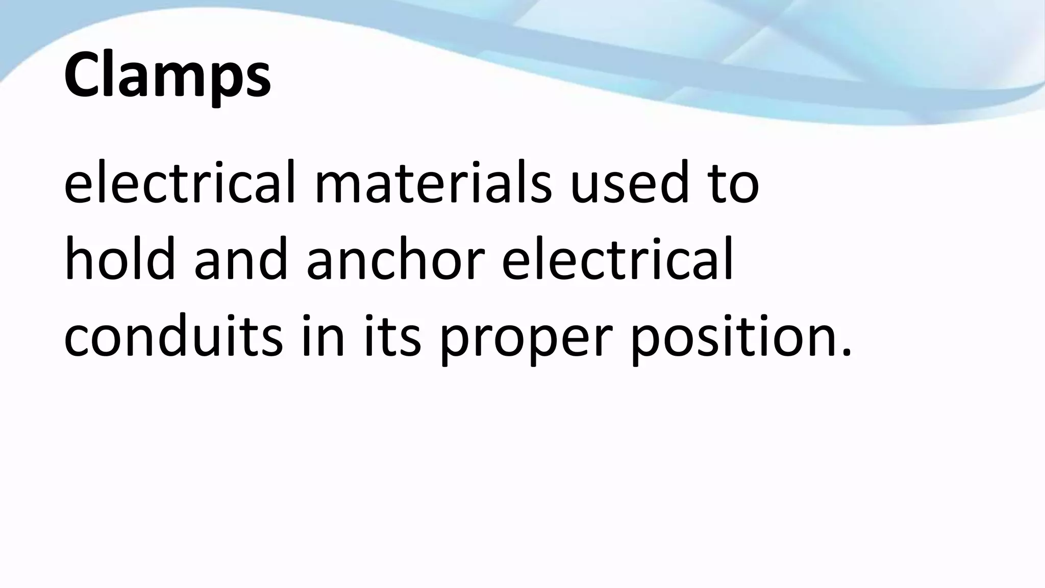 Electrical Supplies and Materials (EIM) | PPTX
