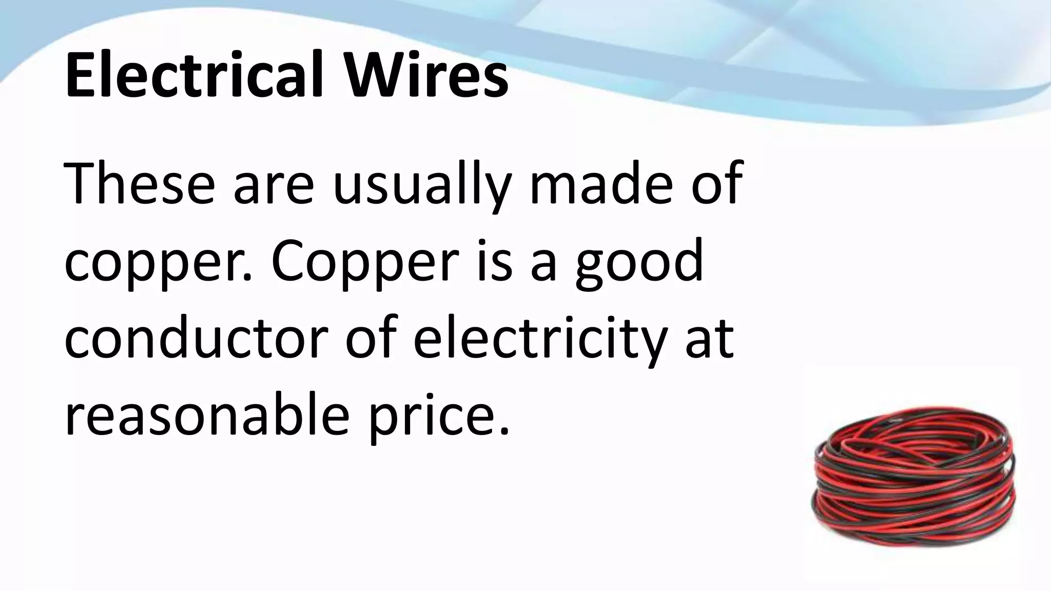 Electrical Supplies and Materials (EIM) | PPTX
