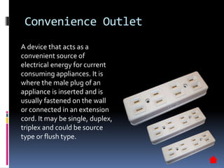 Electrical supplies & materials | PPTX