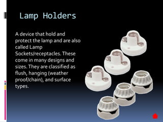 Electrical supplies & materials | PPTX