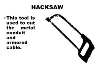 ELECTRICAL SUPPLIES, MATERIALS, AND TOOLS.pptx