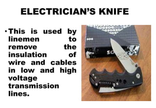 ELECTRICAL SUPPLIES, MATERIALS, AND TOOLS.pptx