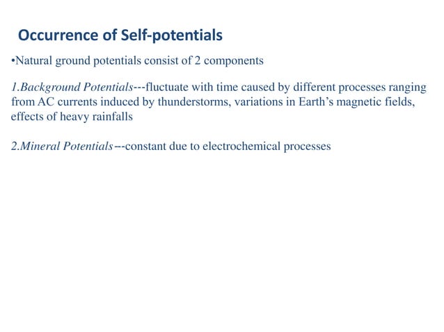 Electrical survey 2018 | PDF