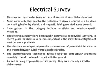 Electrical survey 2018 | PDF