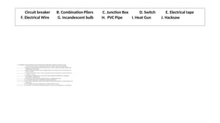 electrical symbol( ELECTRICAL INSTALLATION AND MAINTENANCE GRADE 8 | PPTX