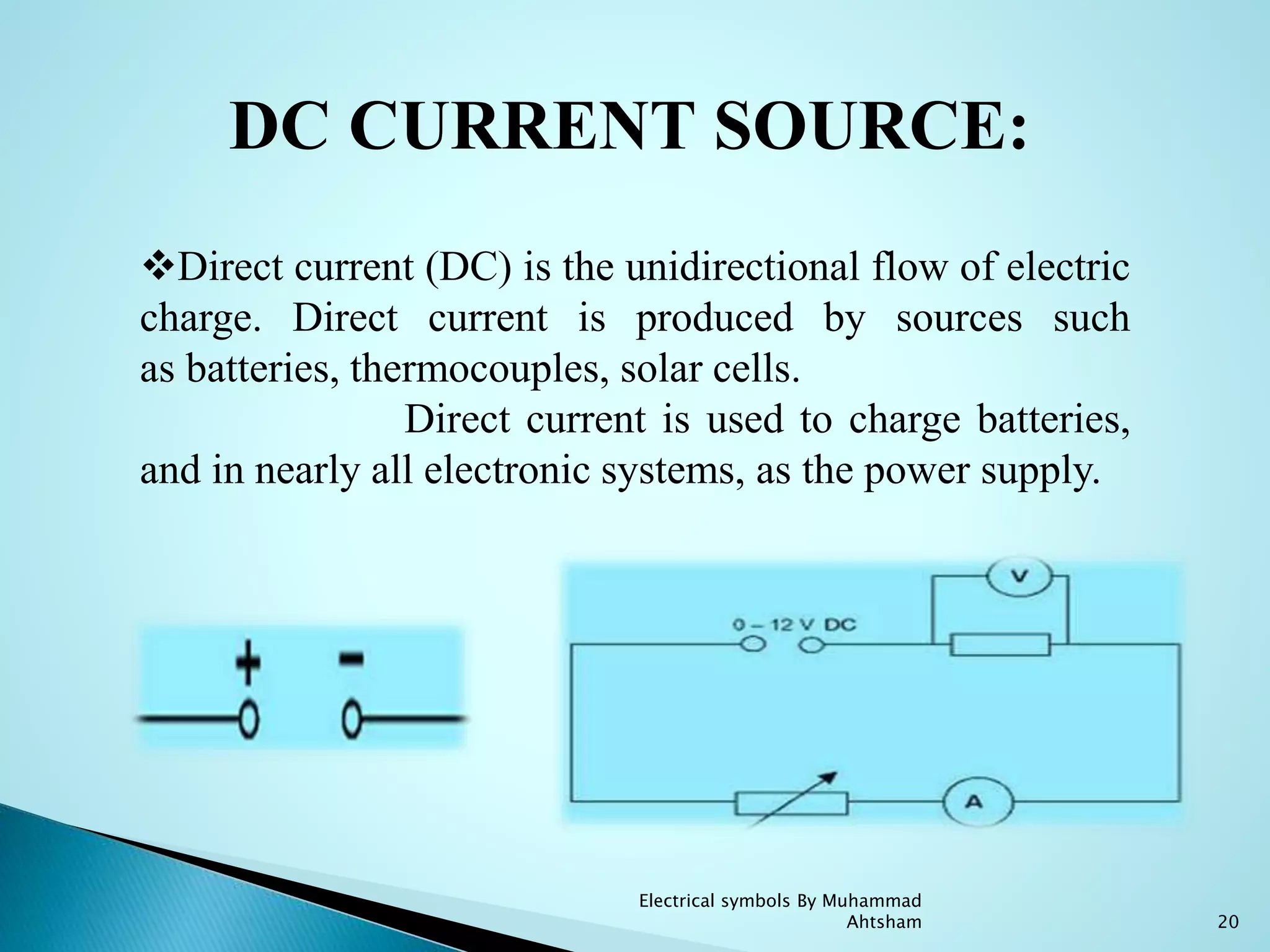 Electrical symbols | PPTX