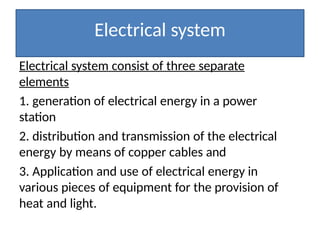 Electrical system1 presentation for physics | PPTX