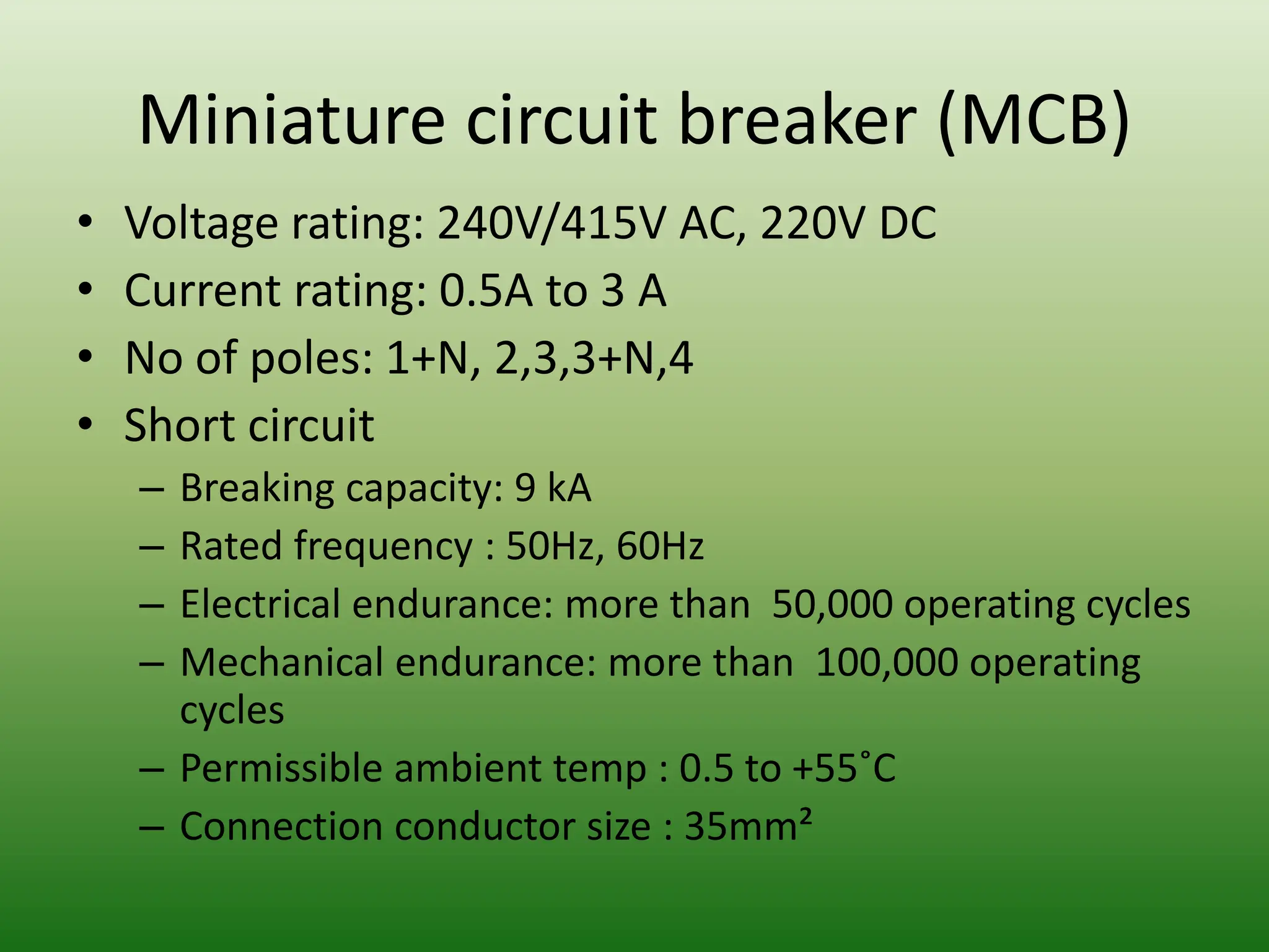 Electrical System Design, Classifications | PDF