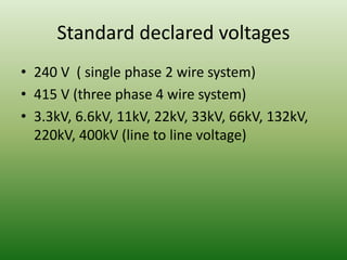 Electrical System Design, Classifications | PDF