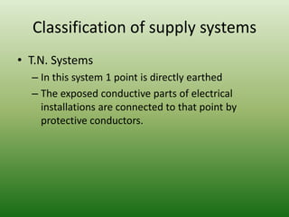 Electrical System Design, Classifications | PDF