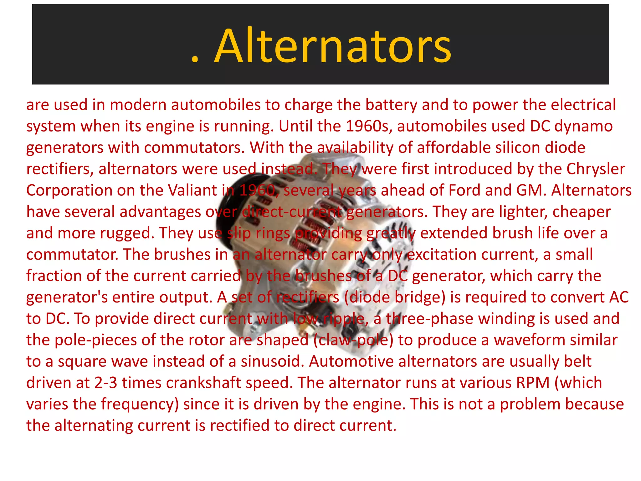 Electrical system in automobile shabaz | PPTX