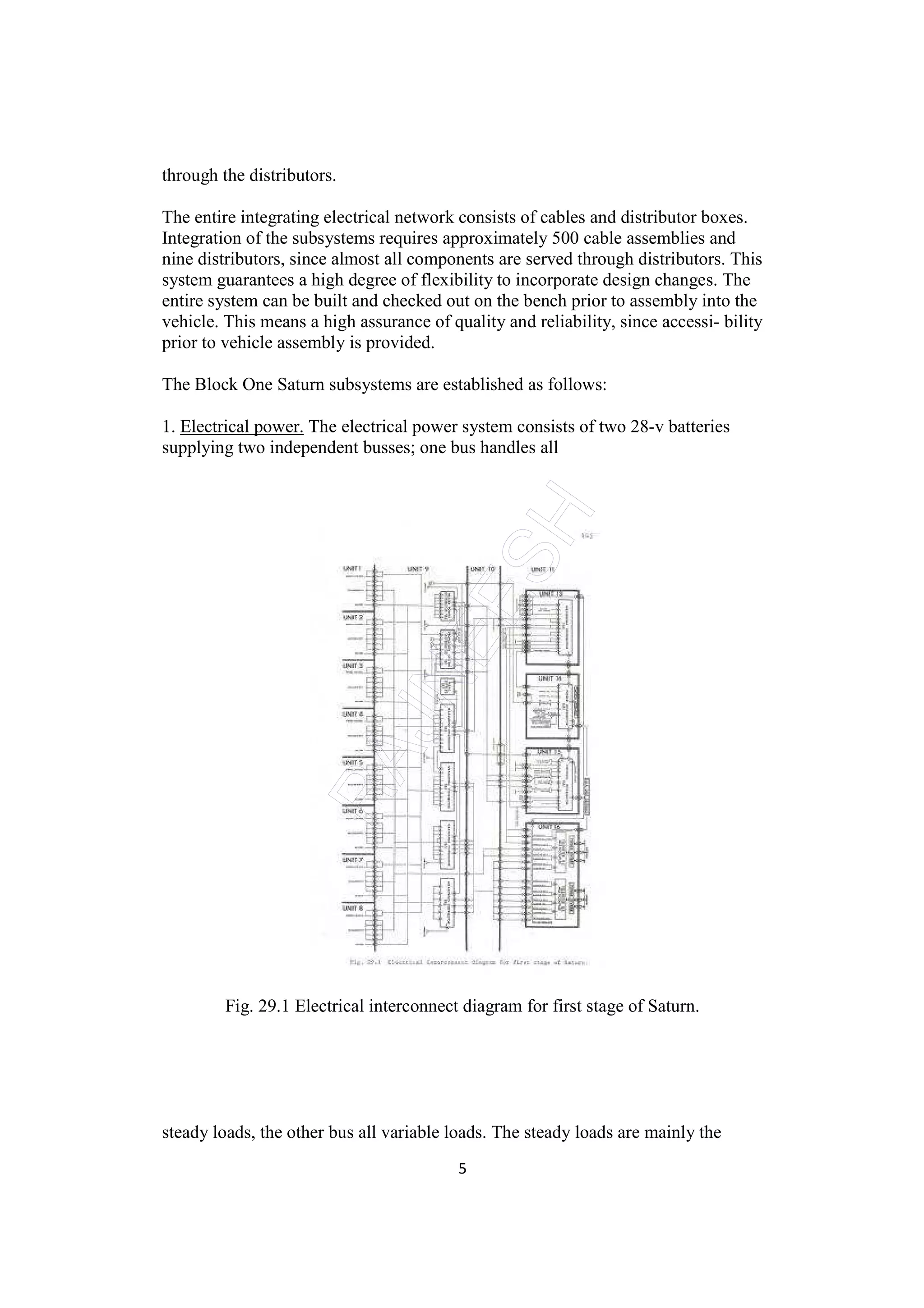 Electrical systems in missiles and space vehicles | PDF