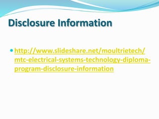 Electrical systems technology power point | PPTX