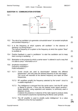 Electrical Technology Exemplar GR 11 2017 Memo Eng.pdf
