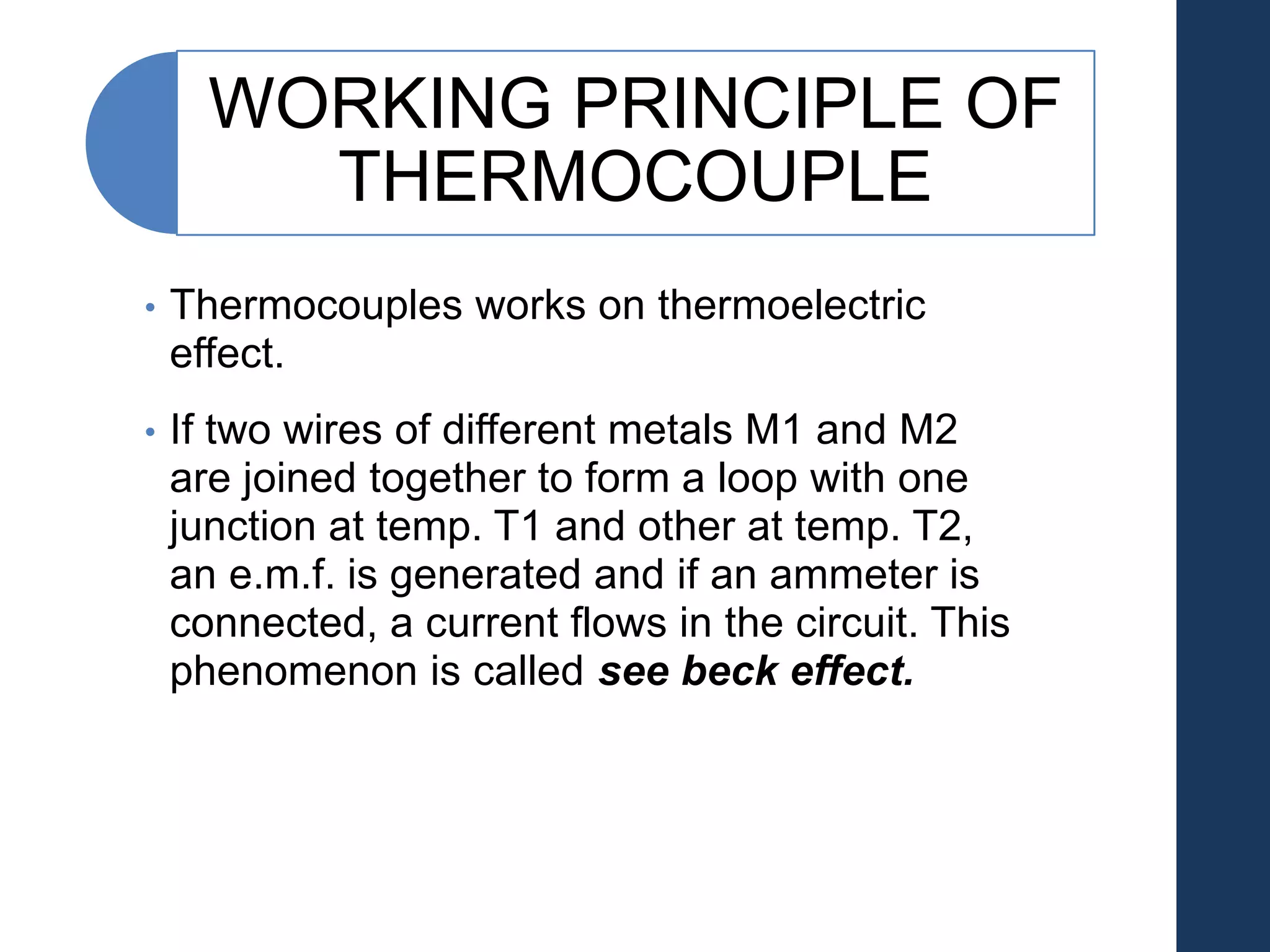 Electrical temperature measurement | PPTX