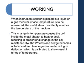 Electrical temperature measurement | PPTX